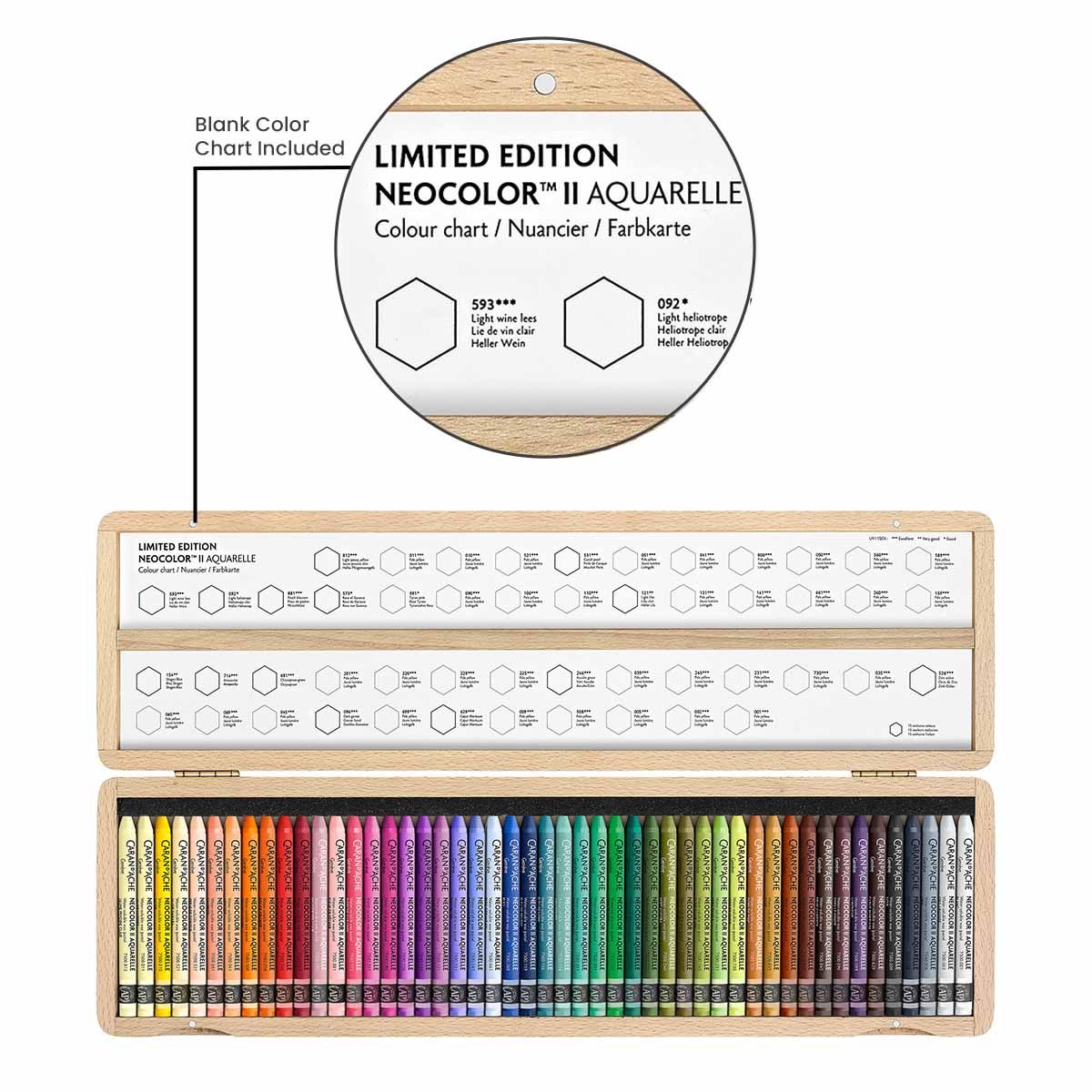 Caran d'Ache Neocolor II Aquarelle Water-Soluble Pastel - 50th ...