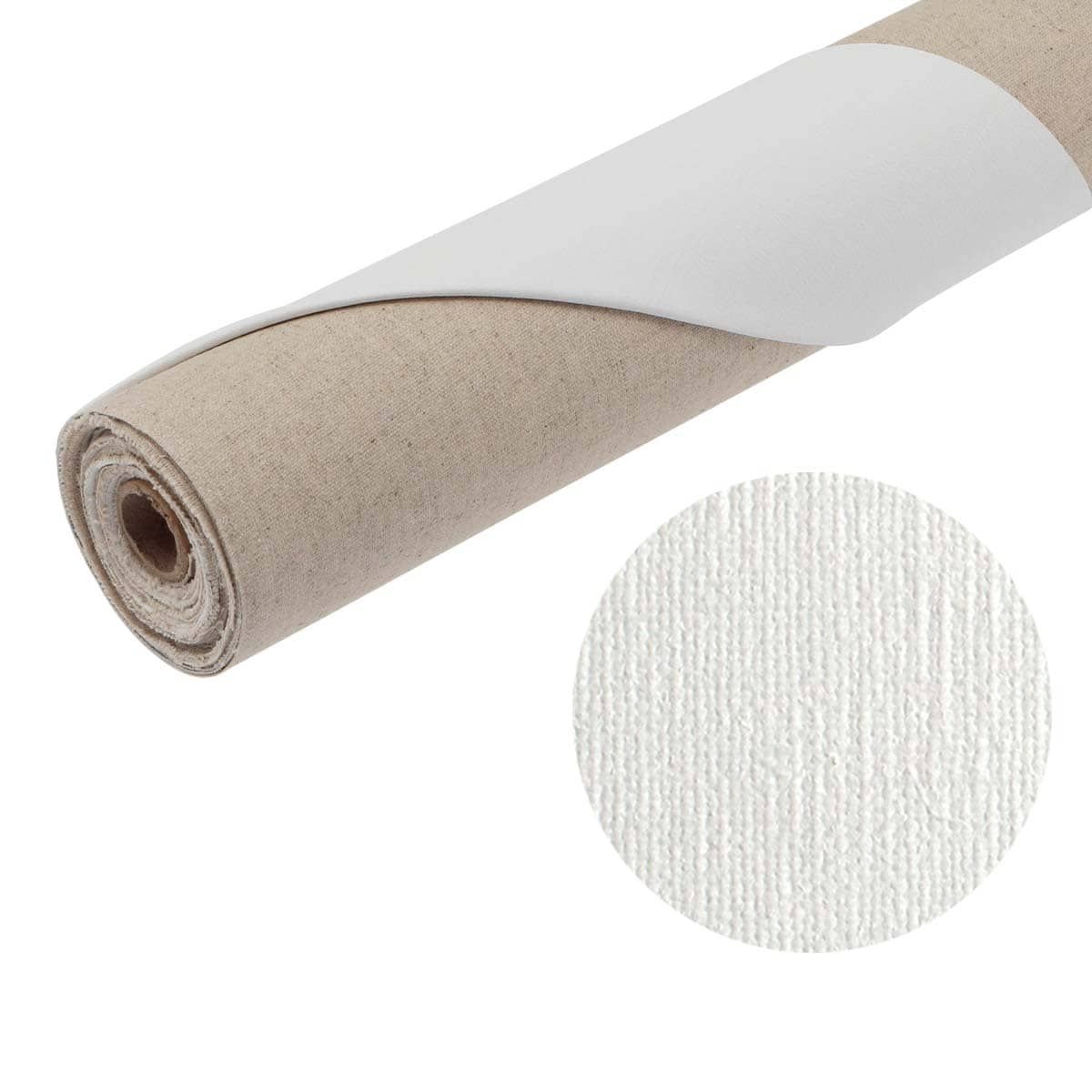 Centurion Acrylic Primed Linen Roll, 54" x 6 Yards | Jerry's Artarama