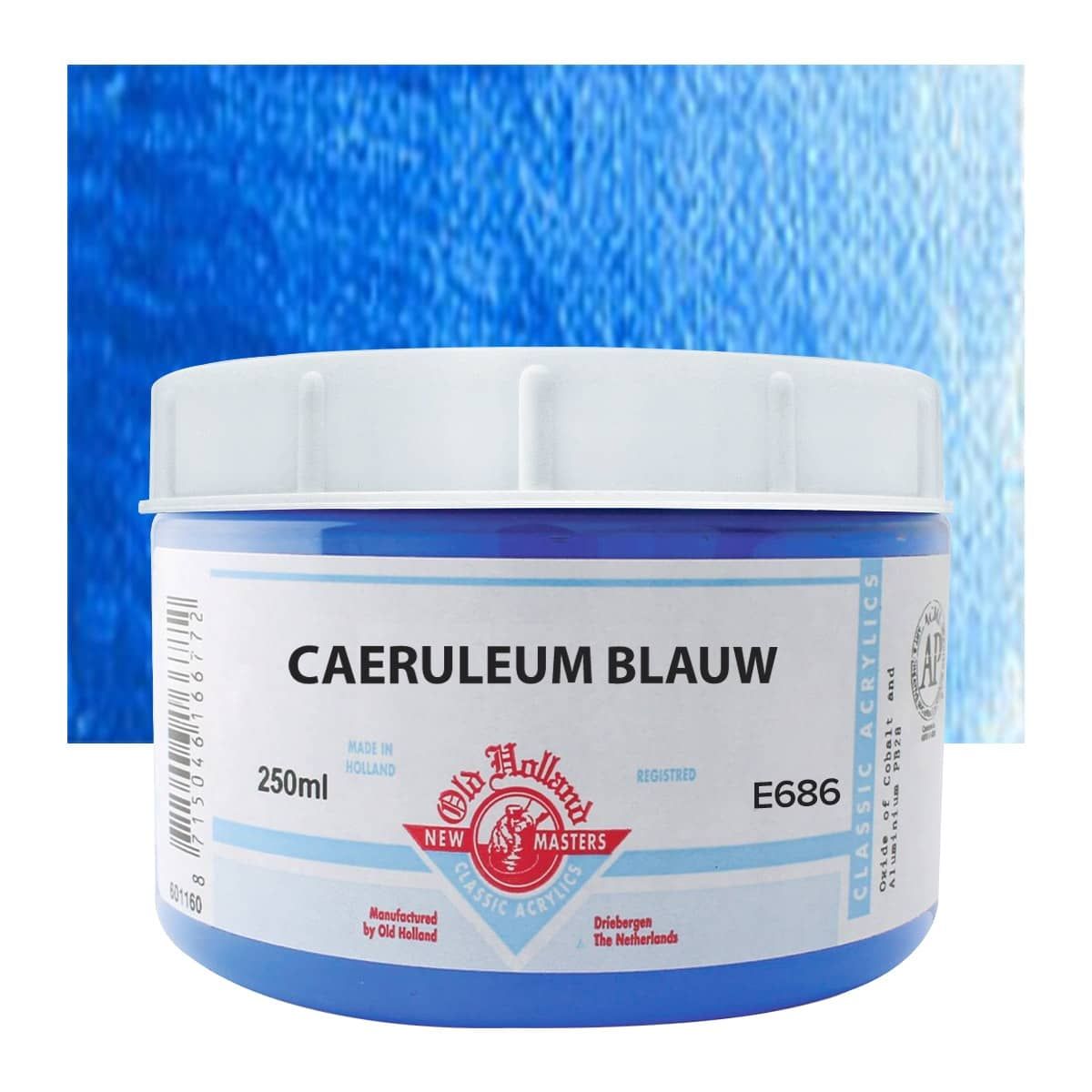 Old Holland New Masters Classic Acrylic Colors Cerulean Blue 250 ml ...