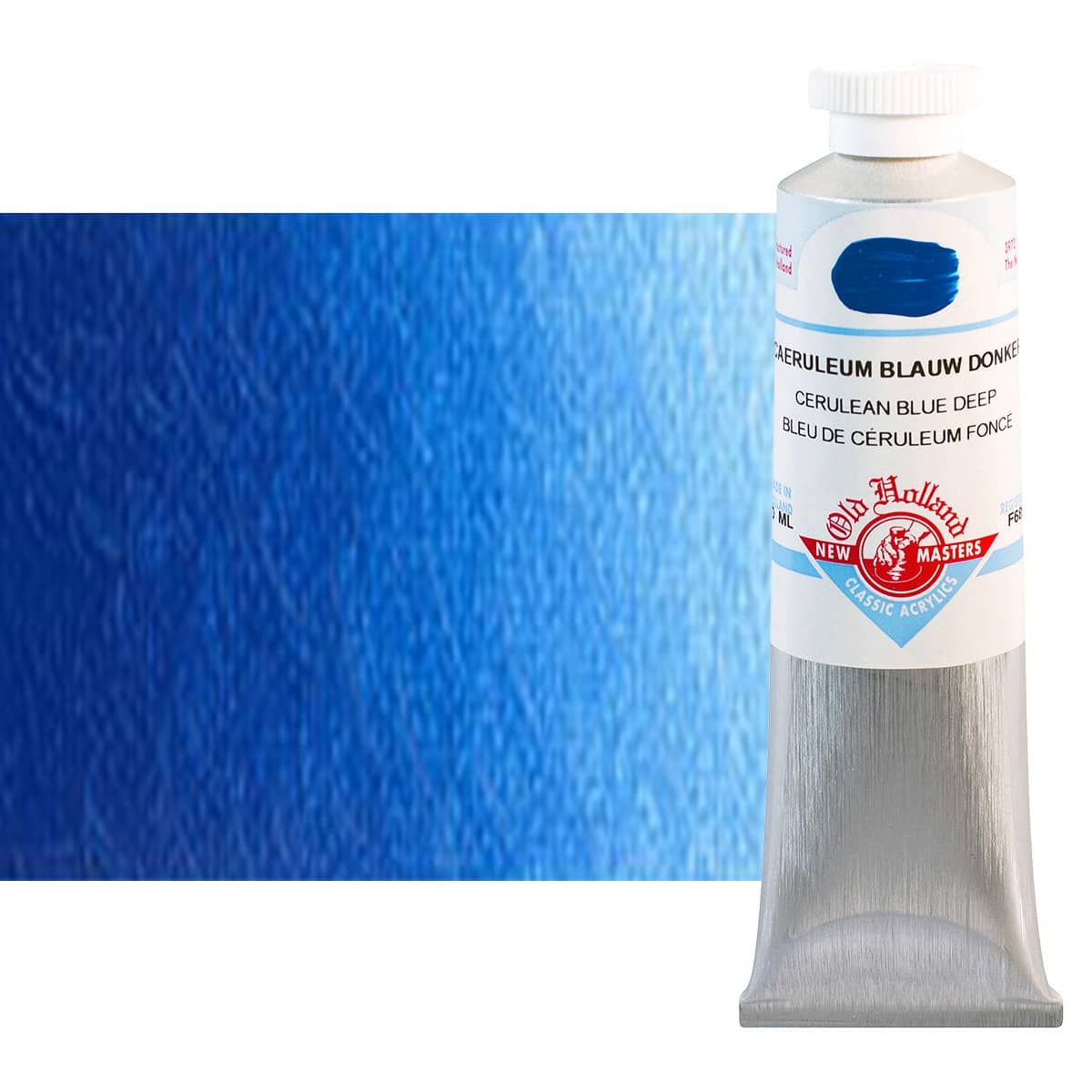 Old Holland New Masters Classic Acrylic Colors Cerulean Blue Deep 60 ml ...
