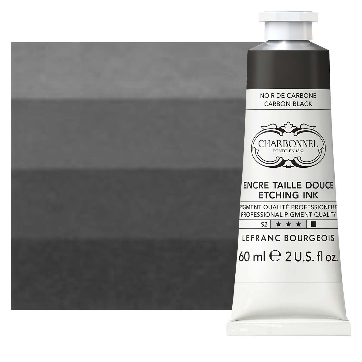 Charbonnel Etching Ink - Carbon Black, 60ml Tube | Jerry's Artarama