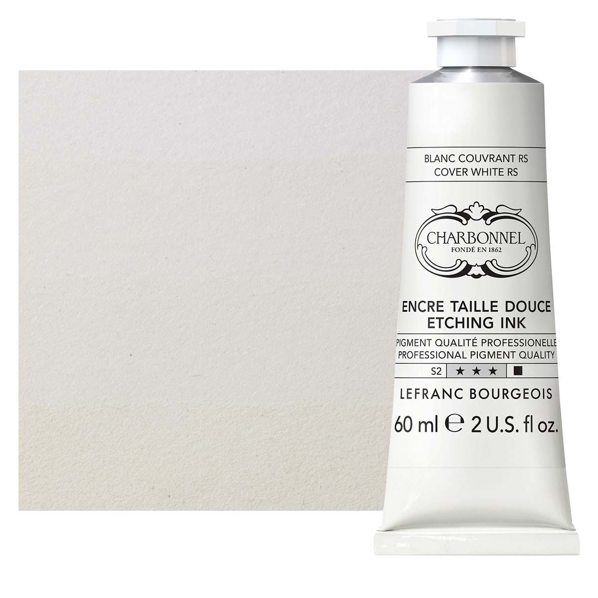 Charbonnel Etching Ink - Covering White RS, 60ml Tube | Jerry's Artarama