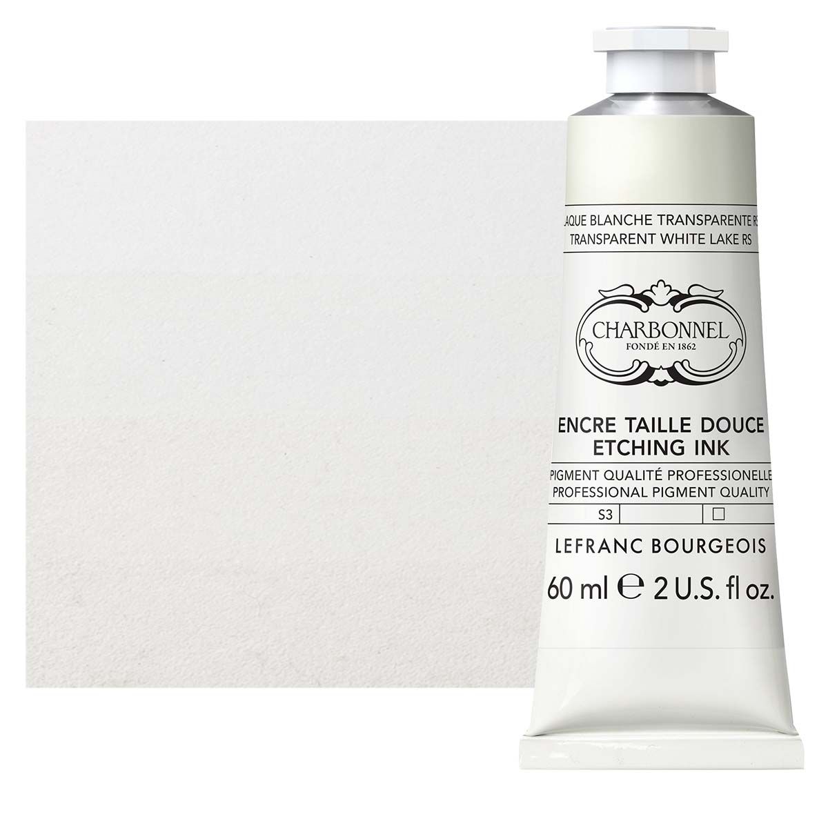 Charbonnel Etching Ink - Transparent White Lake RS, 60ml Tube | Jerry's ...