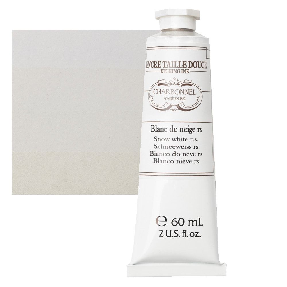 Charbonnel Etching Ink - Snow White RS, 60ml Tube | Jerry's Artarama