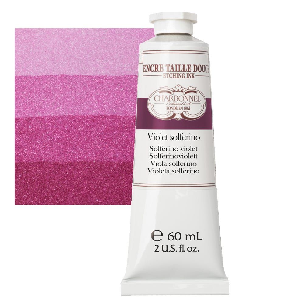 Charbonnel Etching Ink - Solferino Violet, 60ml Tube | Jerry's Artarama
