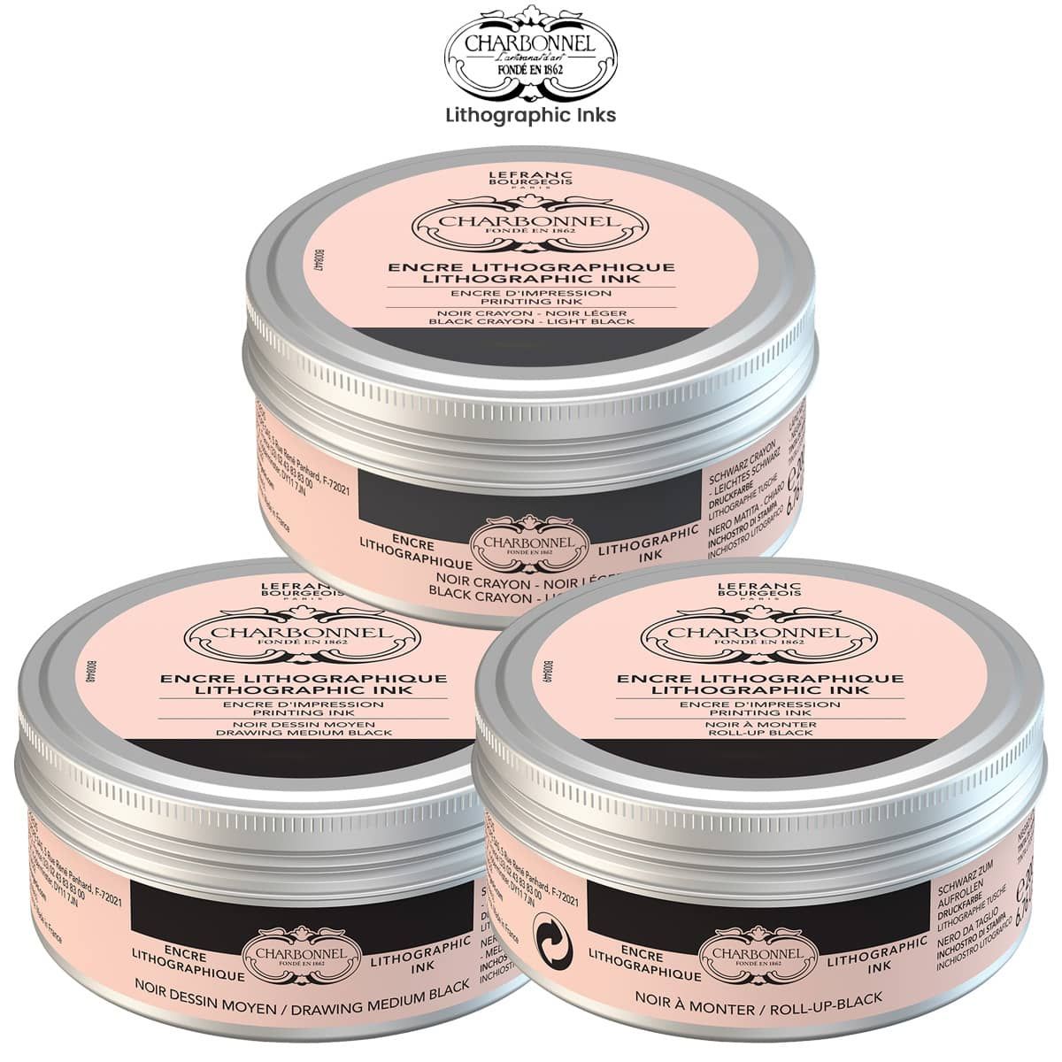 Charbonnel Lithographic High Grade Tusche, 125 Grams | Jerry's Artarama