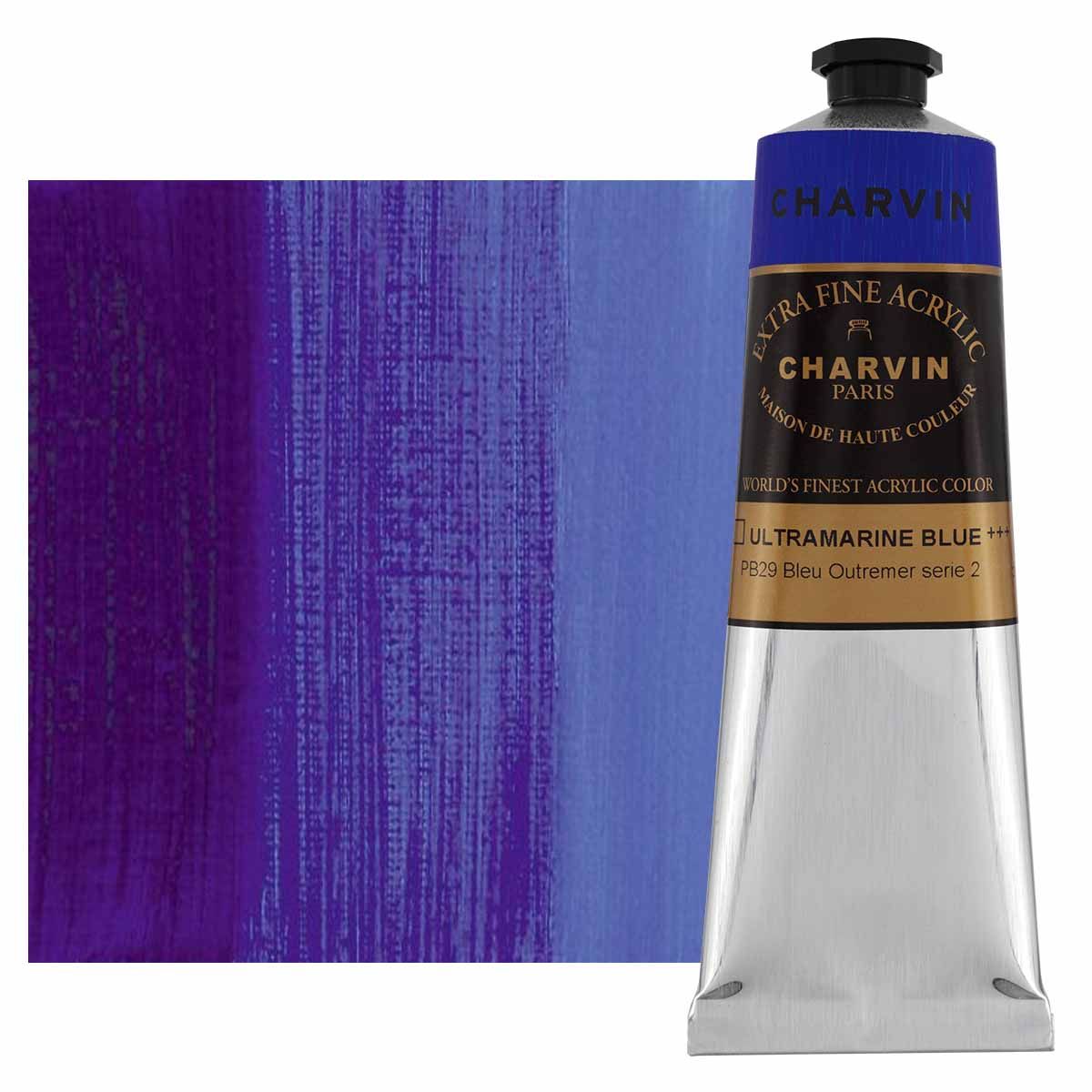 Charvin Extra-Fine Artists Acrylic - Ultramarine Blue, 150ml | Jerry's ...