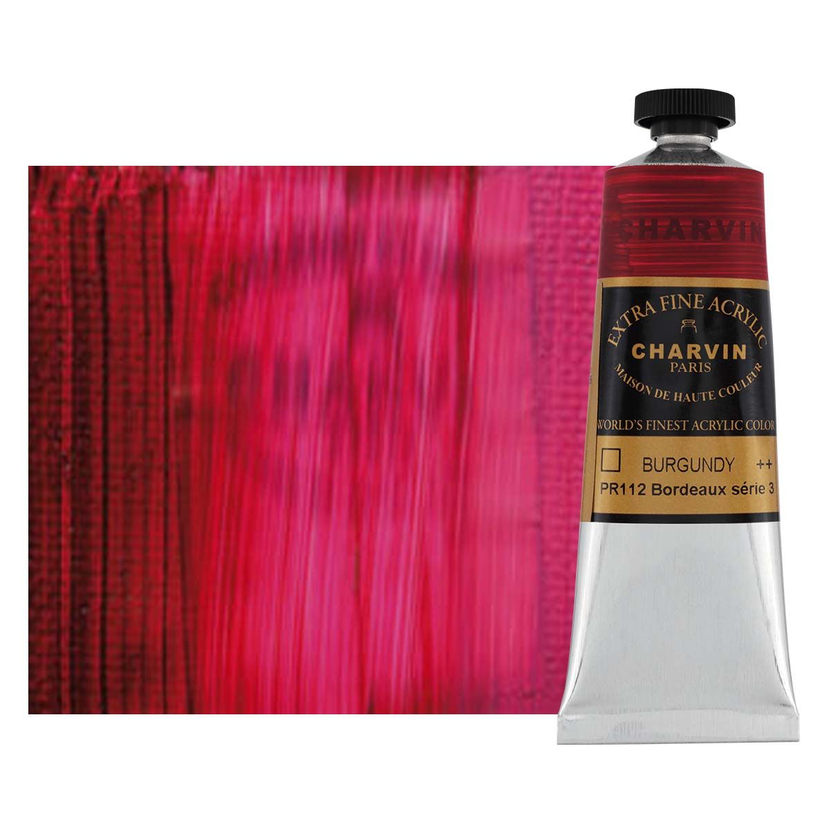Charvin Extra-Fine Artists Acrylic - Burgundy, 60ml | Jerry's Artarama