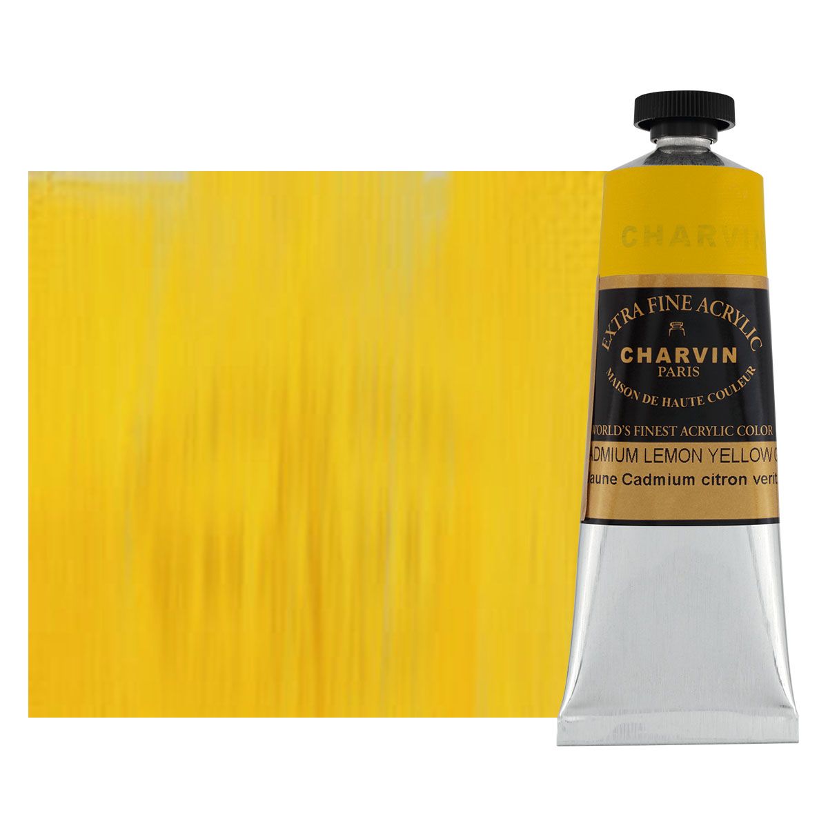 Charvin Extra-Fine Artists Acrylic - Cadmium Lemon Yellow Genuine, 60ml ...