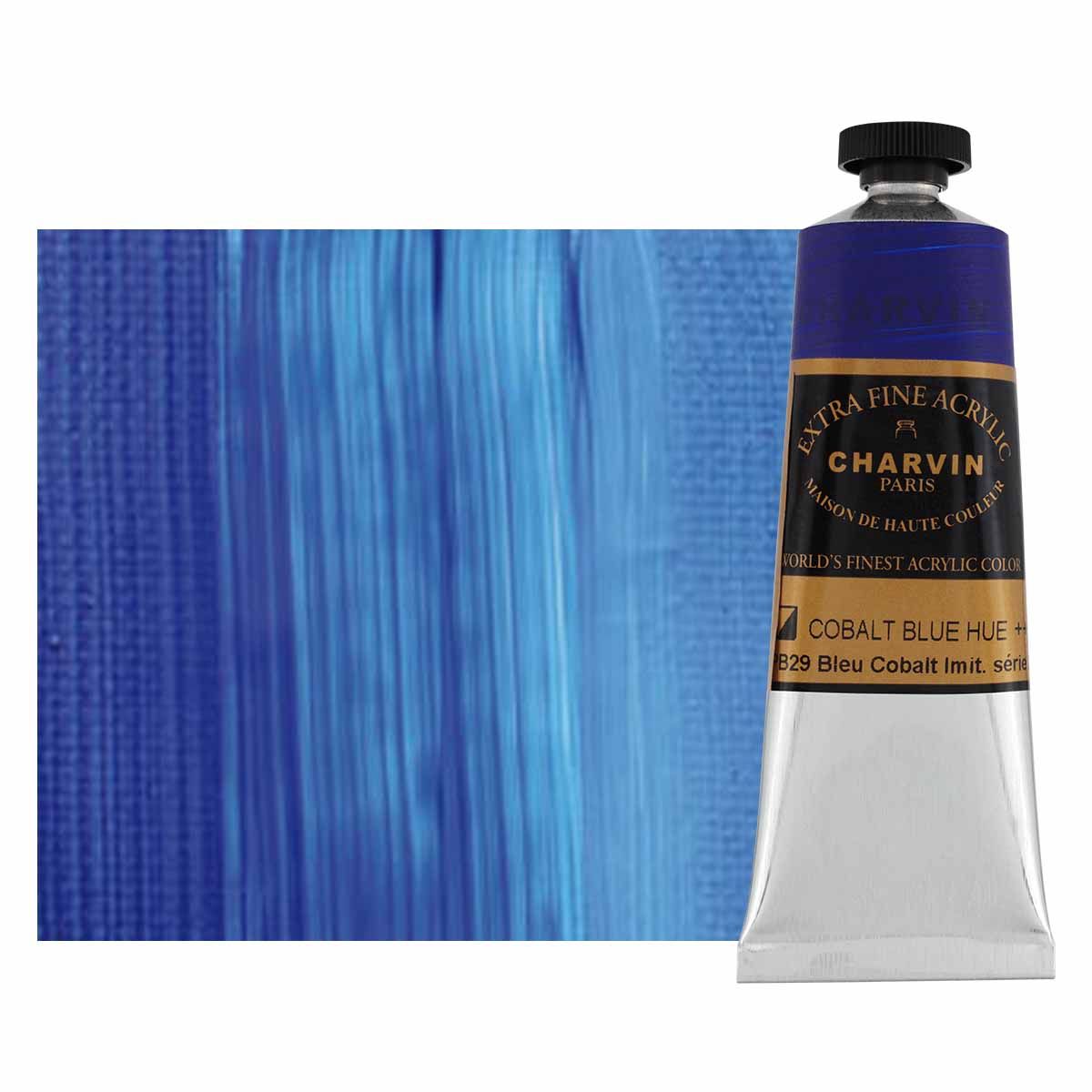 Charvin Extra-Fine Artists Acrylic - Cobalt Blue Hue, 60ml | Jerry's ...