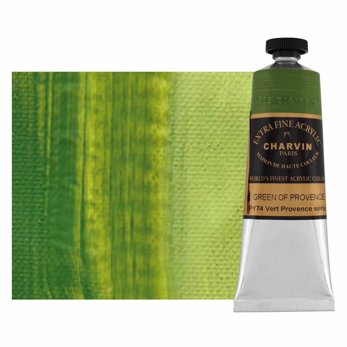 Charvin Extra-Fine Artists Acrylic - Green of Provence, 60ml | Jerry's ...