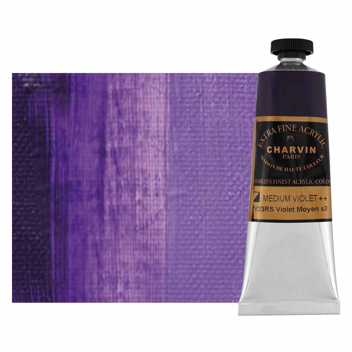 Charvin Extra-Fine Artists Acrylic - Medium Violet, 60ml | Jerry's Artarama