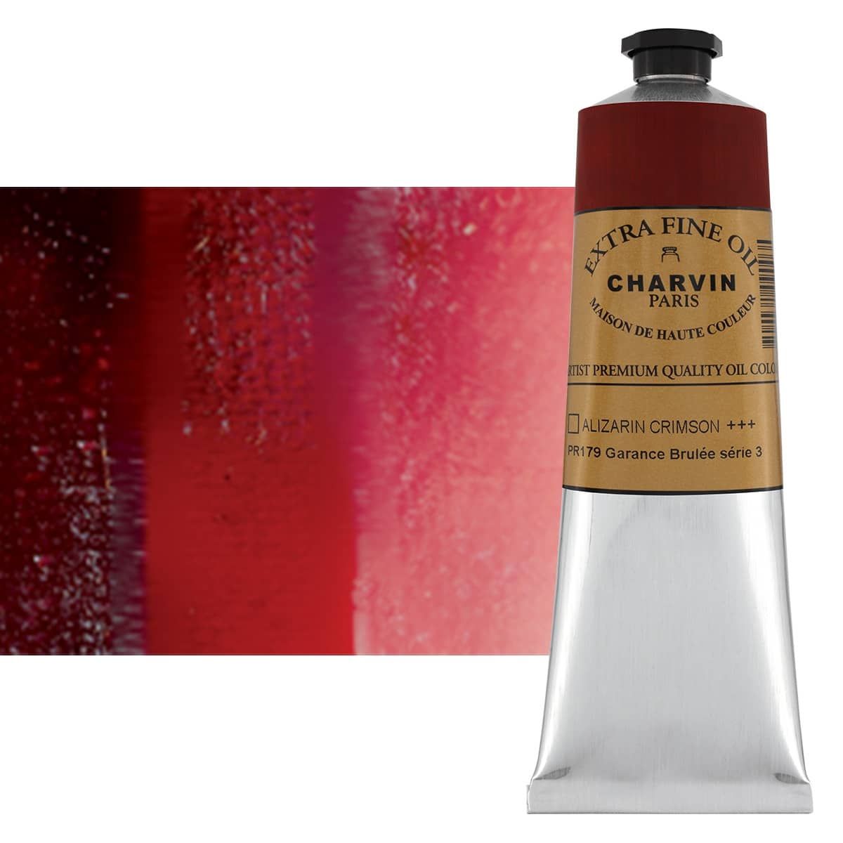 Charvin Oil- Alizarin Crimson -Extra-Fine: 150ml Paint | Jerry's Artarama