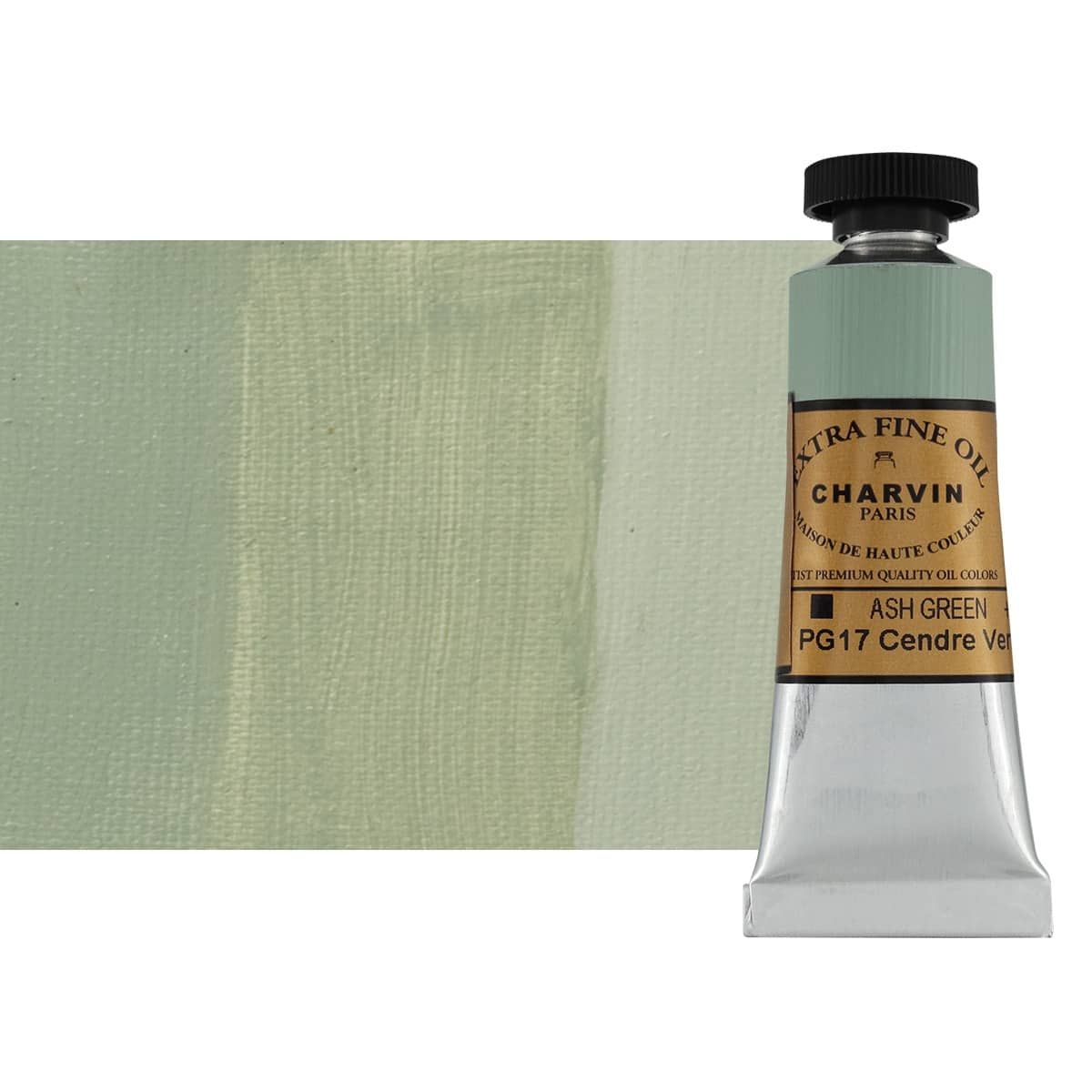Charvin Oil- Ash Green -Extra-Fine: 20ml Paint | Jerry's Artarama