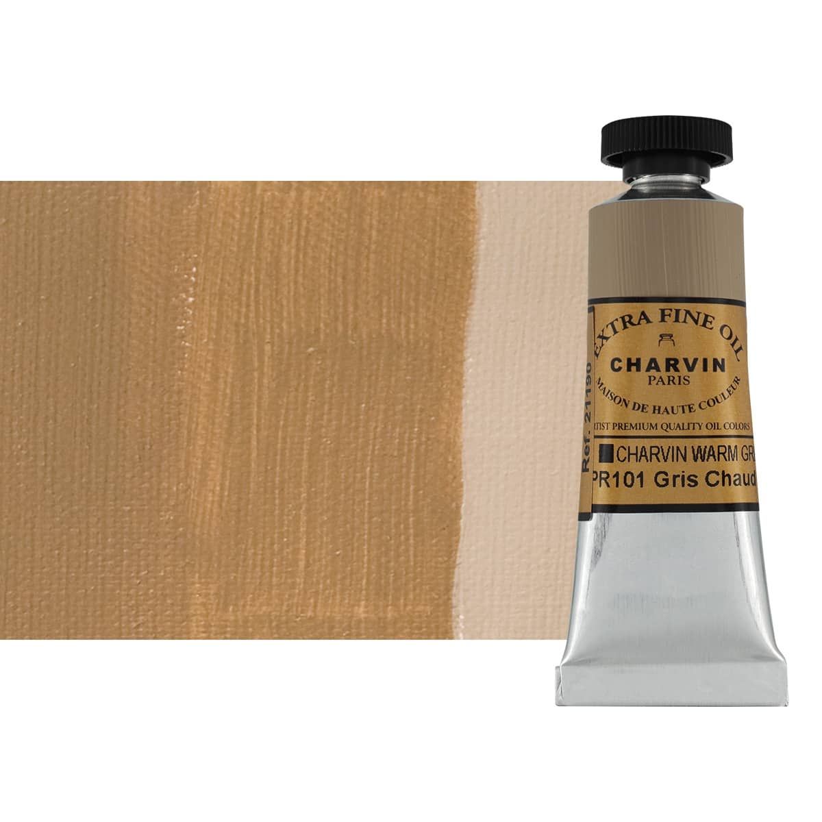 Charvin Oil- Charvin Warm Grey -Extra-Fine: 20ml Paint | Jerry's Artarama
