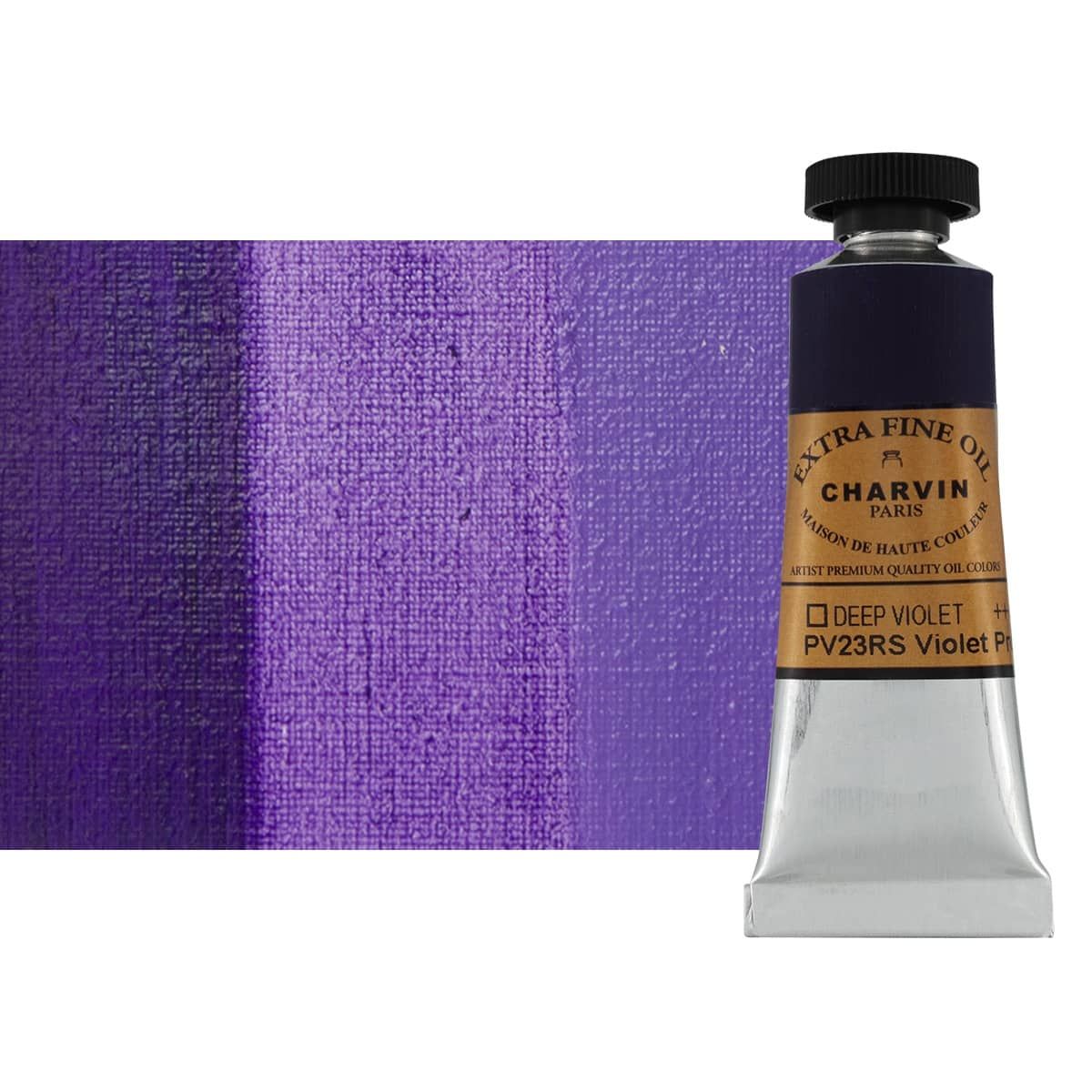 Charvin Oil- Deep Violet -Extra-Fine: 20ml Paint | Jerry's Artarama