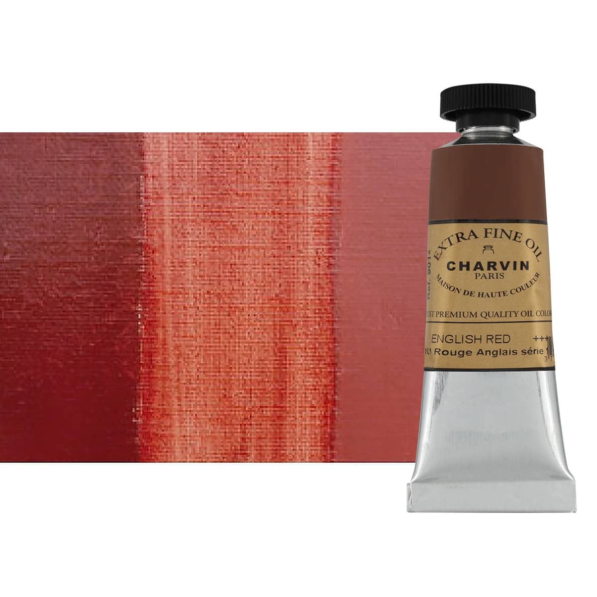 Charvin Oil- English Red -Extra-Fine: 20ml Paint | Jerry's Artarama