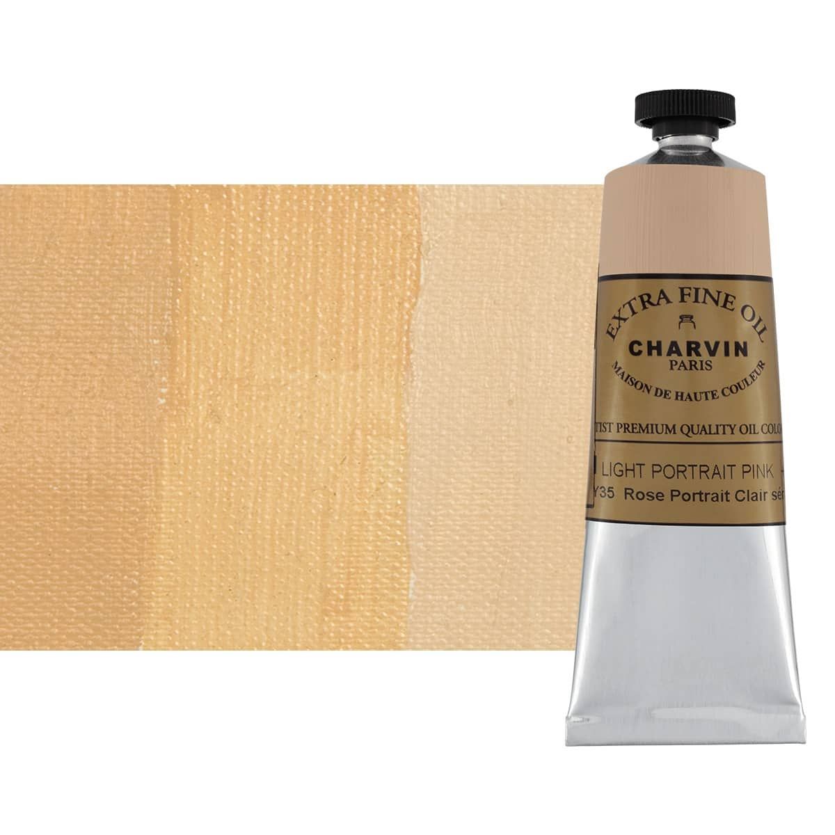 Charvin Oil- Light Portrait Pink -Extra-Fine: 60ml Paint | Jerry's Artarama