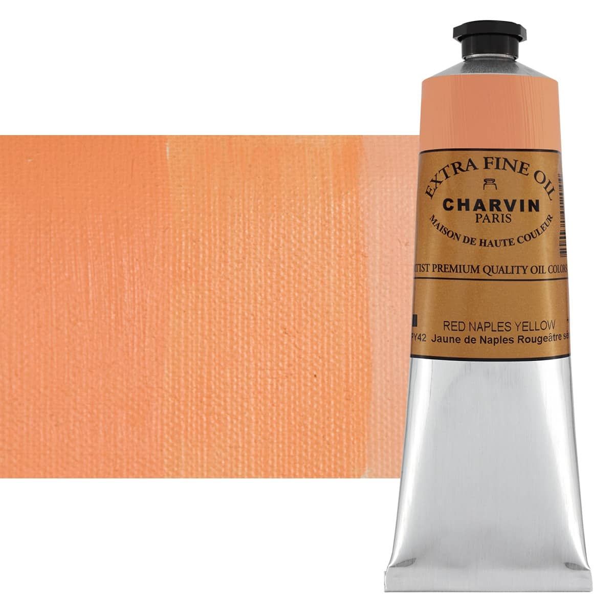 Charvin Oil- Naples Yellow Reddish -Extra-Fine: 150ml Paint | Jerry's Artarama