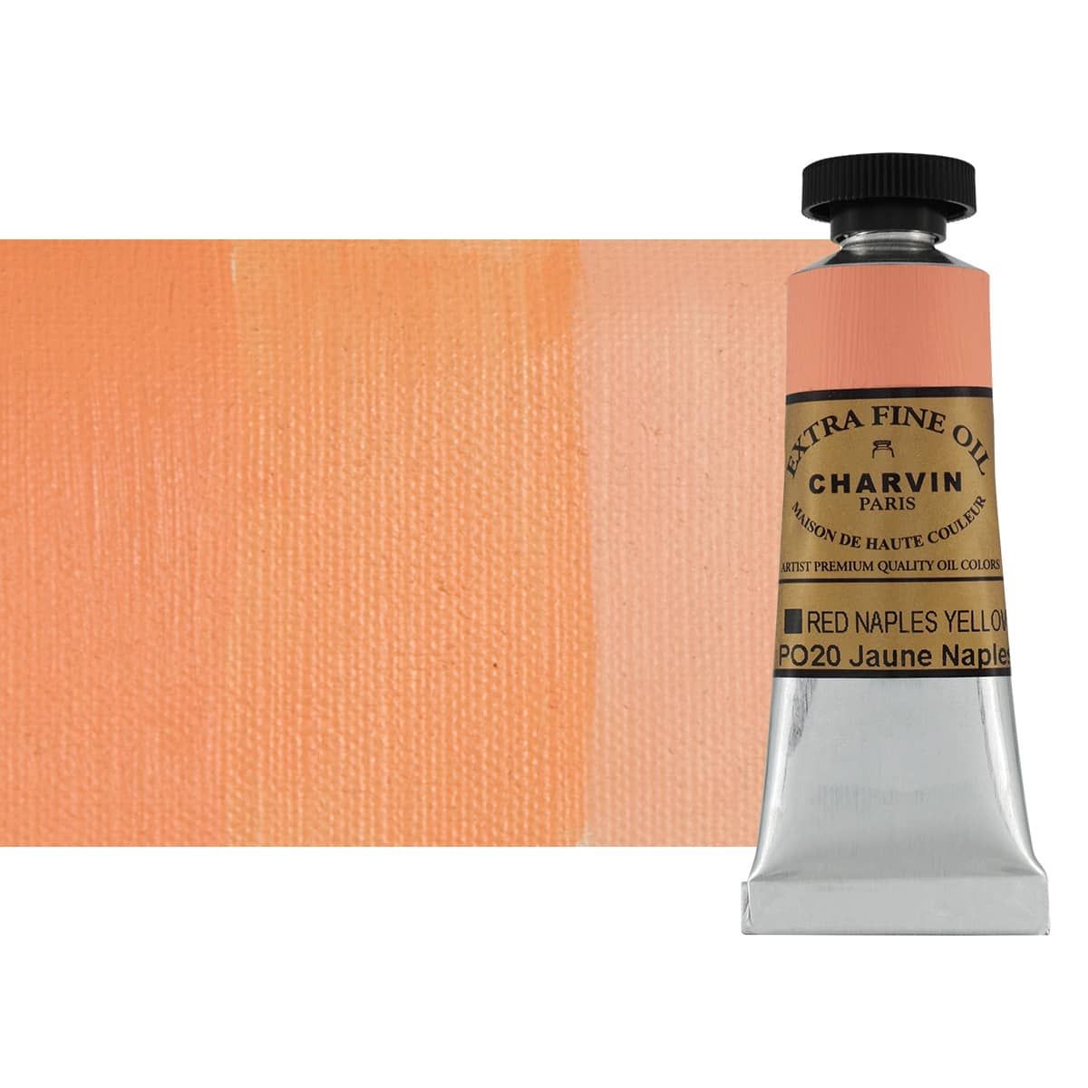 Charvin Oil- Naples Yellow Reddish -Extra-Fine: 20ml Paint | Jerry's Artarama