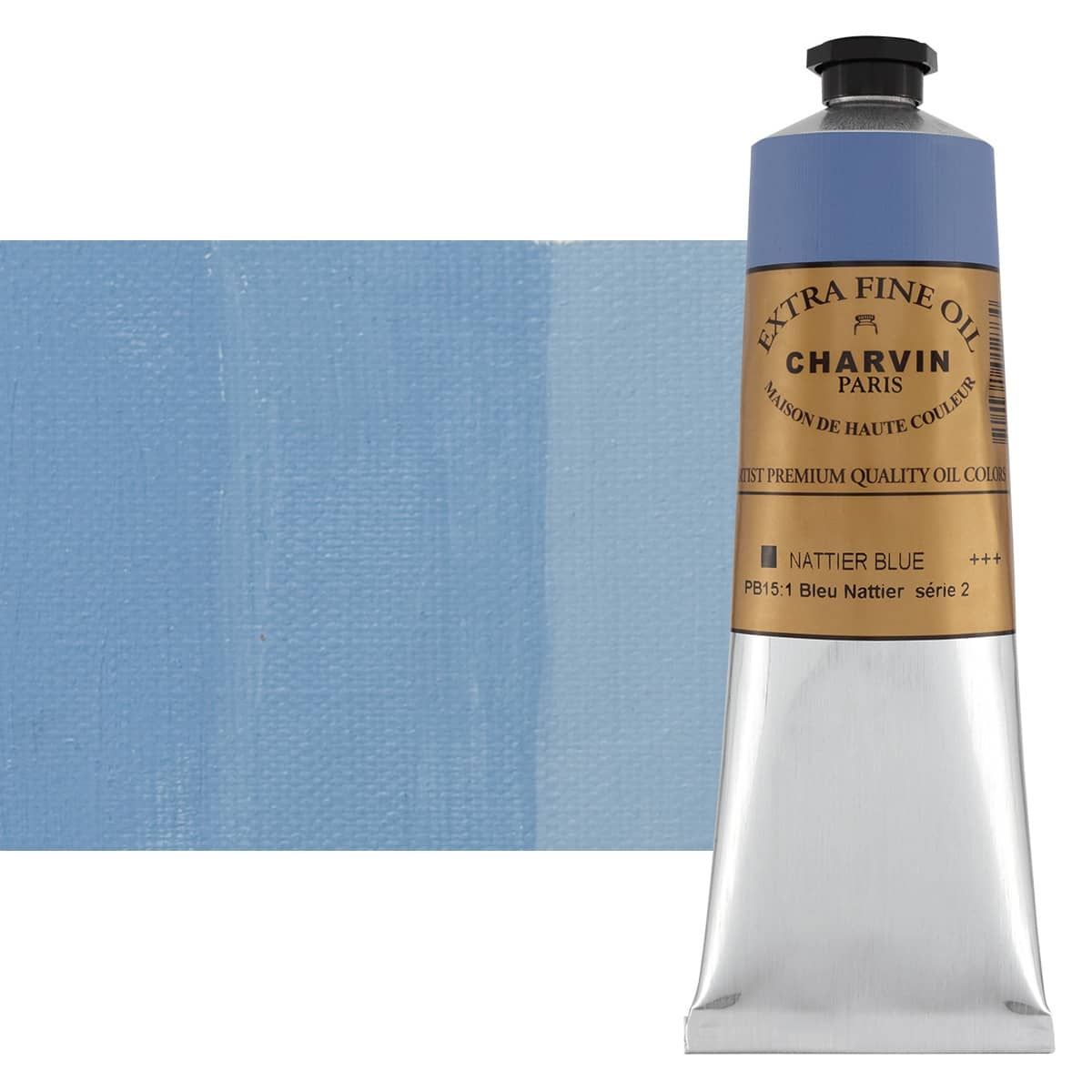 Charvin Oil- Nattier Blue -Extra-Fine: 150ml Paint | Jerry's Artarama