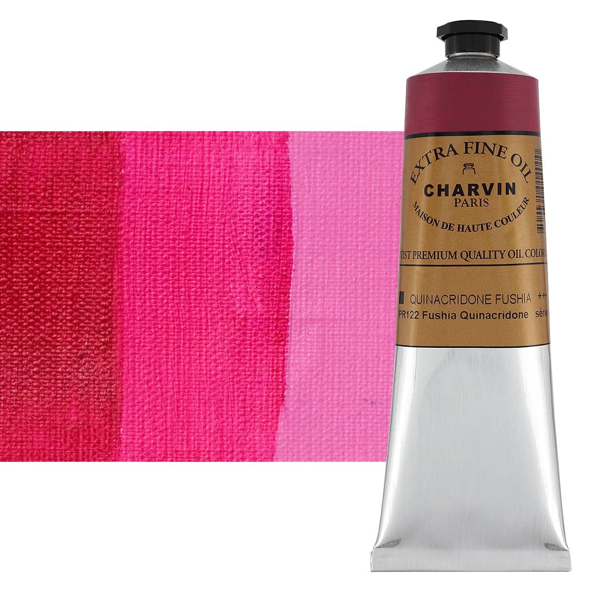 Charvin Oil- Quinacridone Fuschia -Extra-Fine: 150ml Paint | Jerry's ...