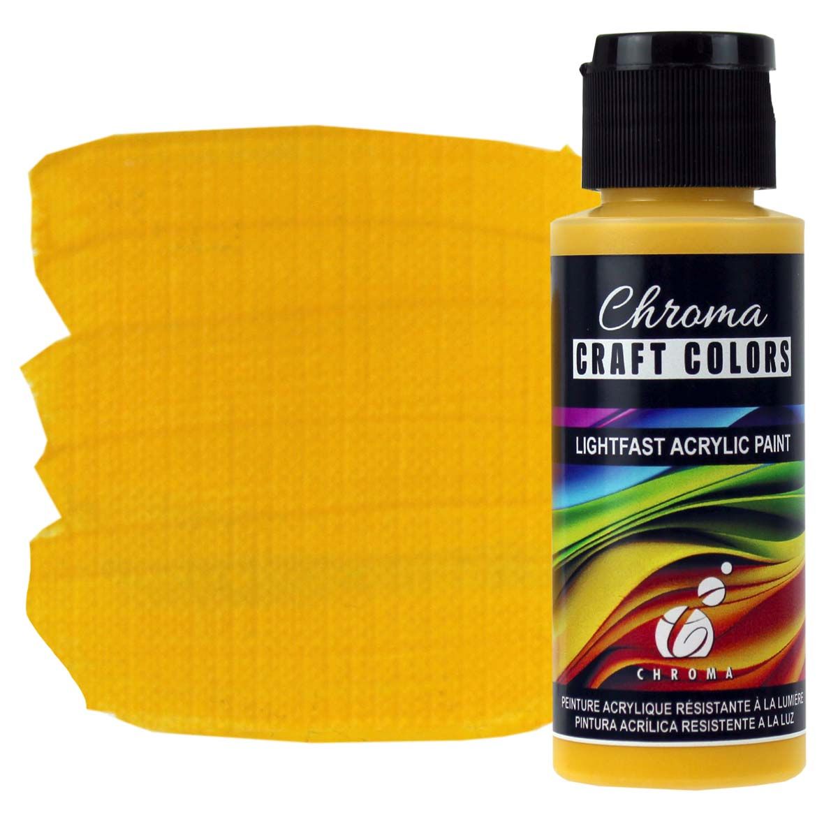 Chroma Acrylic Craft Paint - Maize, 2oz Bottle | Jerry's Artarama
