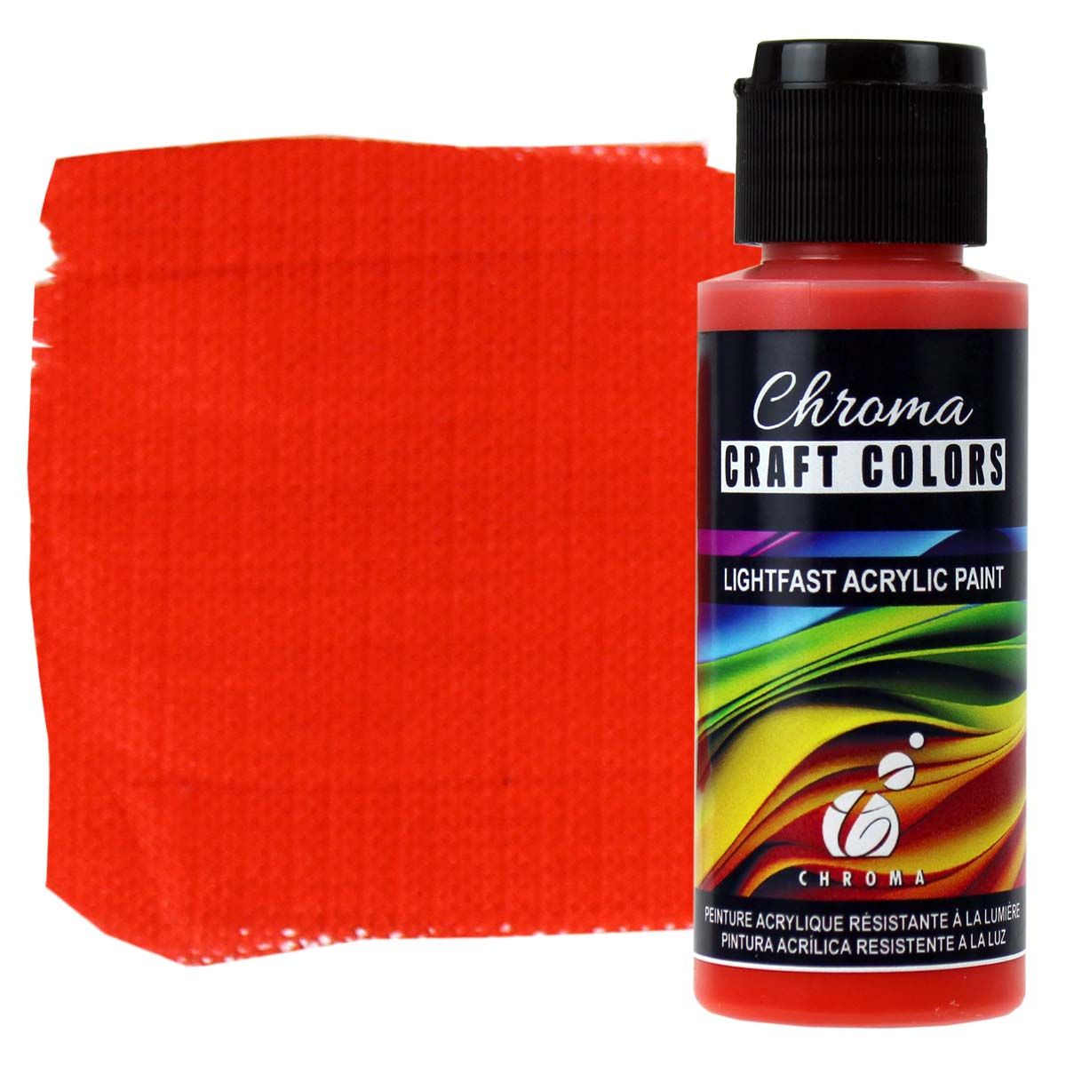Chroma Acrylic Craft Paint - Papaya, 2oz Bottle | Jerry's Artarama