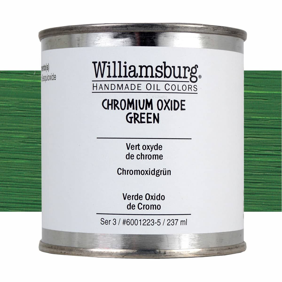 Williamsburg Oil Color, Chromium Oxide Green, 237ml Can | Jerry's Artarama