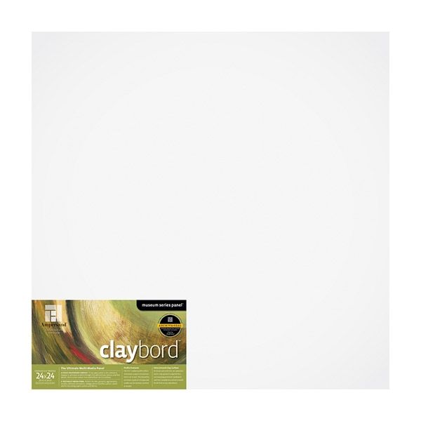 Ampersand Claybord Panel 1-1/2" Cradle - 24" x 24" | Jerry's Artarama