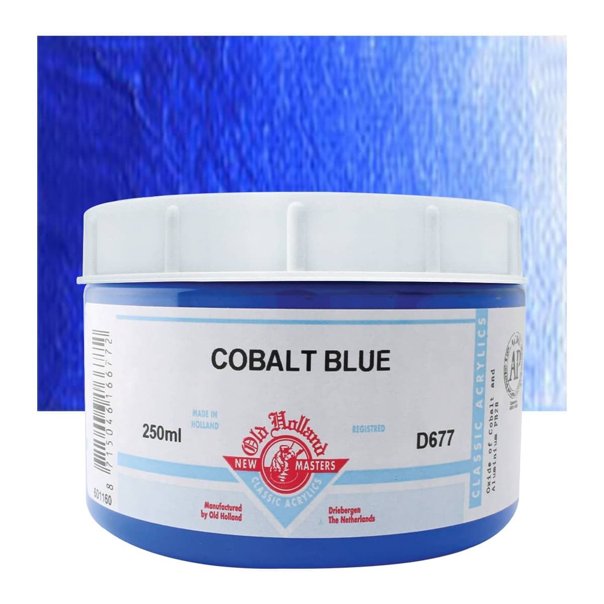 Old Holland New Masters Classic Acrylic Colors Cobalt Blue 250 ml ...