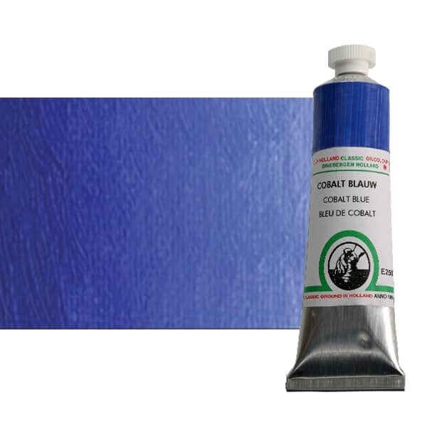 Old Holland Oil Color, Cobalt Blue, 40ml Tube | Jerry's Artarama