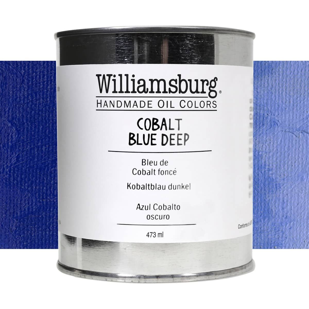 Williamsburg Handmade Oil Paint - Cobalt Blue Deep, 473ml Can | Jerry's ...