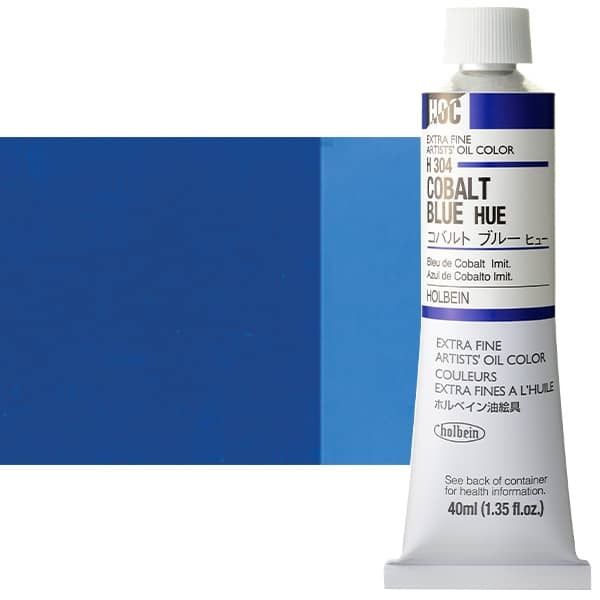 Holbein Extra-Fine Artists' Oil Color 40 ml Tube - Cobalt Blue Hue ...