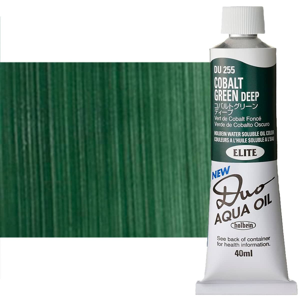Holbein Duo Aqua Water-Soluble Oil Cobalt Green Deep 40ml Elite | Jerry ...