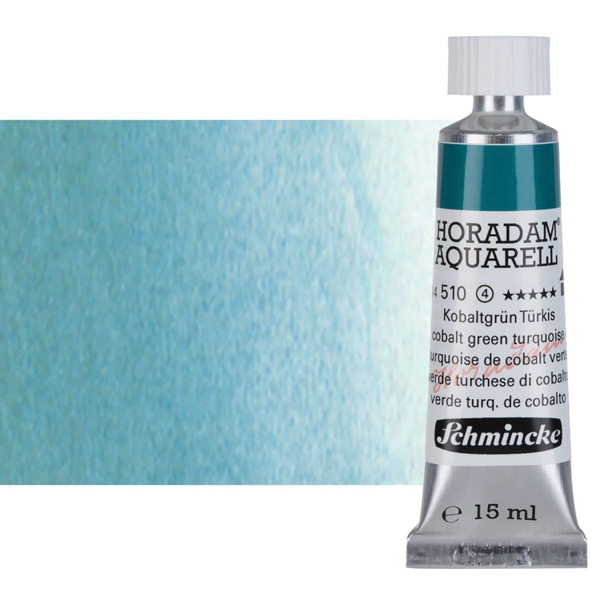Schmincke Horadam Watercolor - Cobalt Green Turquoise, 15ml | Jerry's ...
