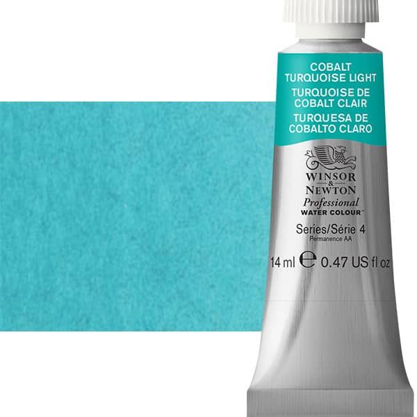 Winsor & Newton Professional Watercolor - Cobalt Turquoise Light, 14ml ...