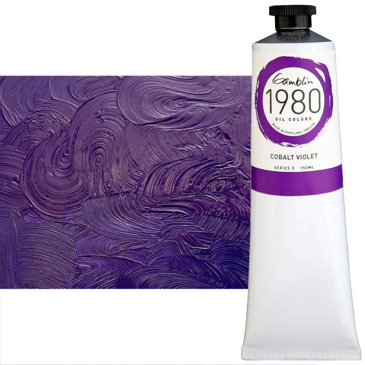 Gamblin 1980 Oil Colors - Cobalt Violet, 150ml Tube | Jerry's Artarama