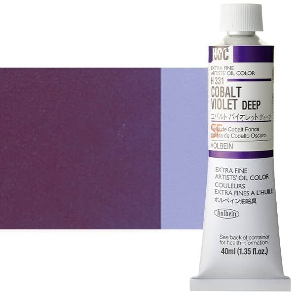 Holbein Extra-Fine Artists' Oil Color 40 ml Tube - Cobalt Violet Deep | Jerry's Artarama