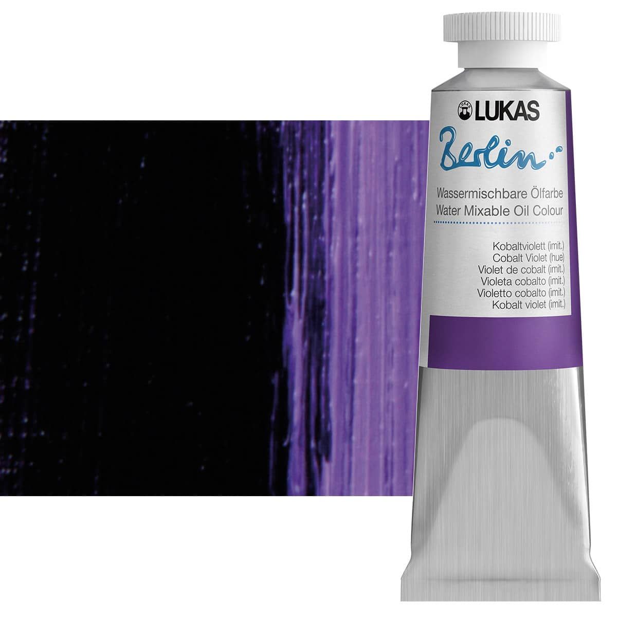 LUKAS Berlin Water Mixable Oil Cobalt Violet Hue 37 ml Tube | Jerry's ...