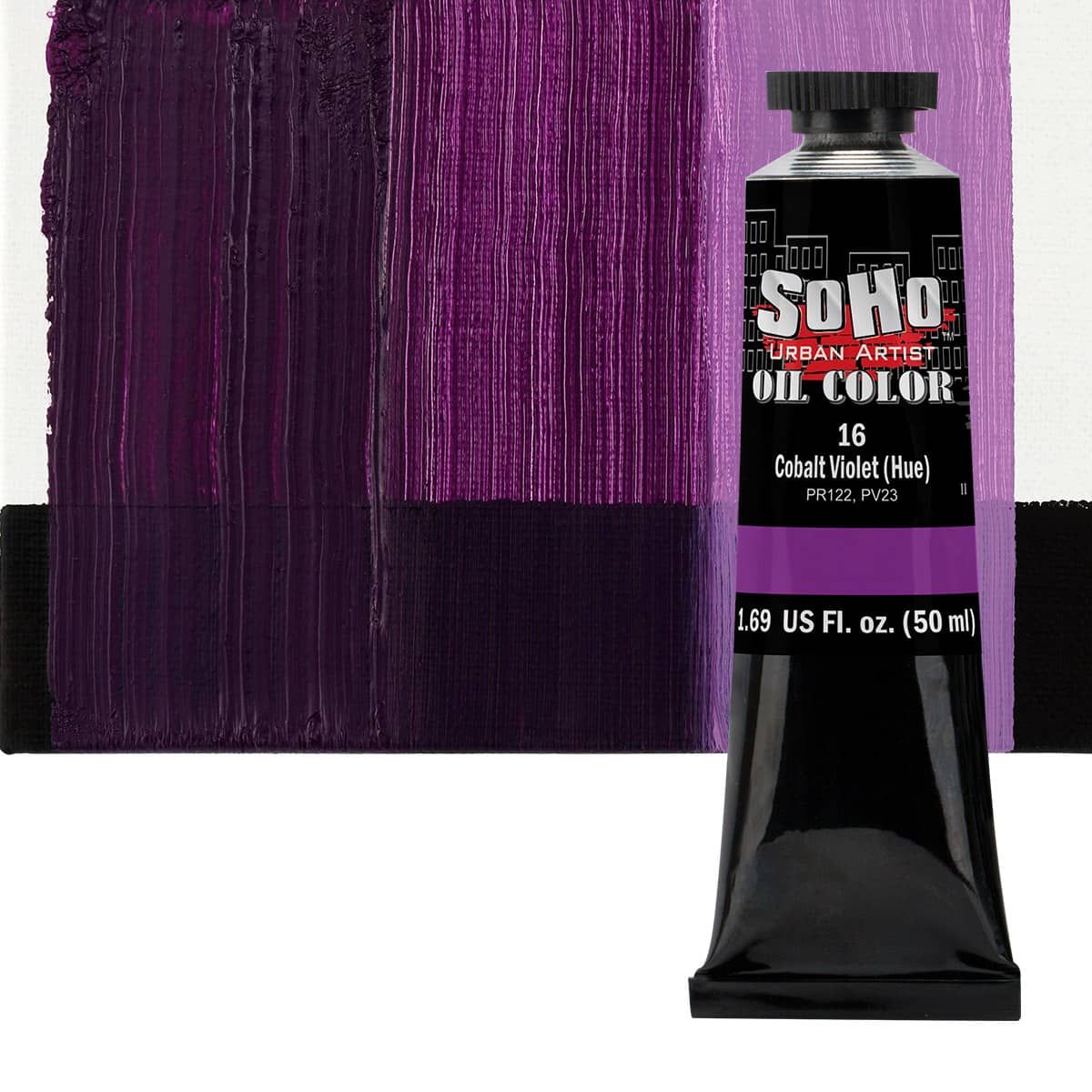 Soho Artist Oil Color Cobalt Violet Hue, 50ml Tube | Jerry's Artarama