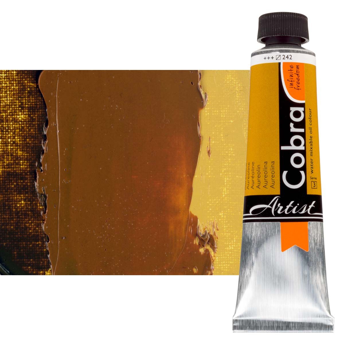Cobra Water-Mixable Oil Color, Aureoline 40 ml Tube | Jerry's Artarama
