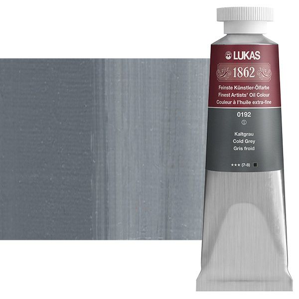LUKAS 1862 Oil Color - Cold Grey, 37ml | Jerry's Artarama