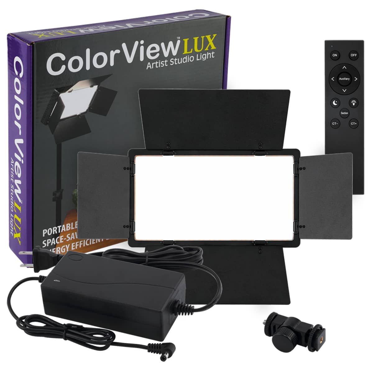 2 COLORVIEW LUX Artist Studio Lights with 2 Light Stands | Jerry's Artarama