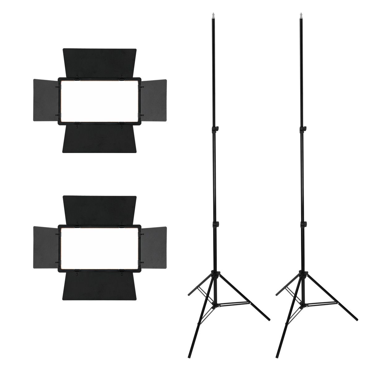 2 COLORVIEW LUX Artist Studio Lights with 2 Light Stands | Jerry's Artarama