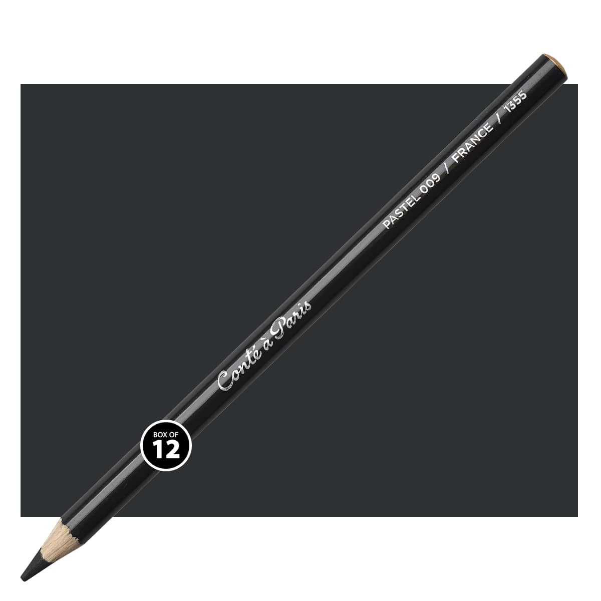 Conté À Pastel Pencil Black (Box of 12) | Jerry's Artarama