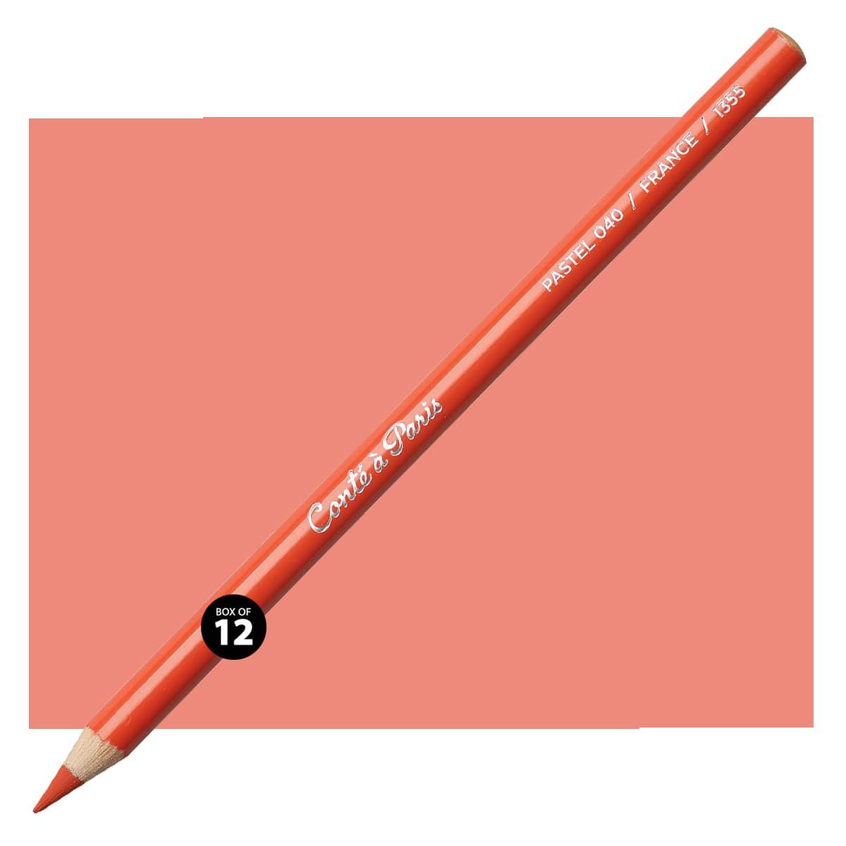 Conté À Pastel Pencil Red Lead (Box of 12) | Jerry's Artarama