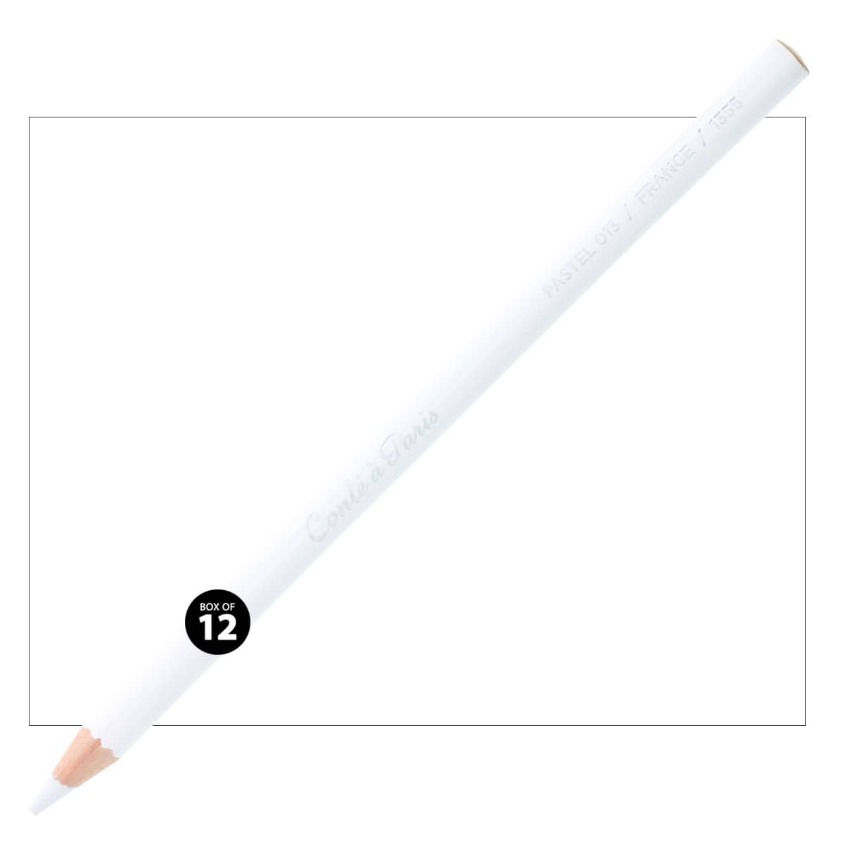 Conté À Pastel Pencil White (Box of 12) | Jerry's Artarama