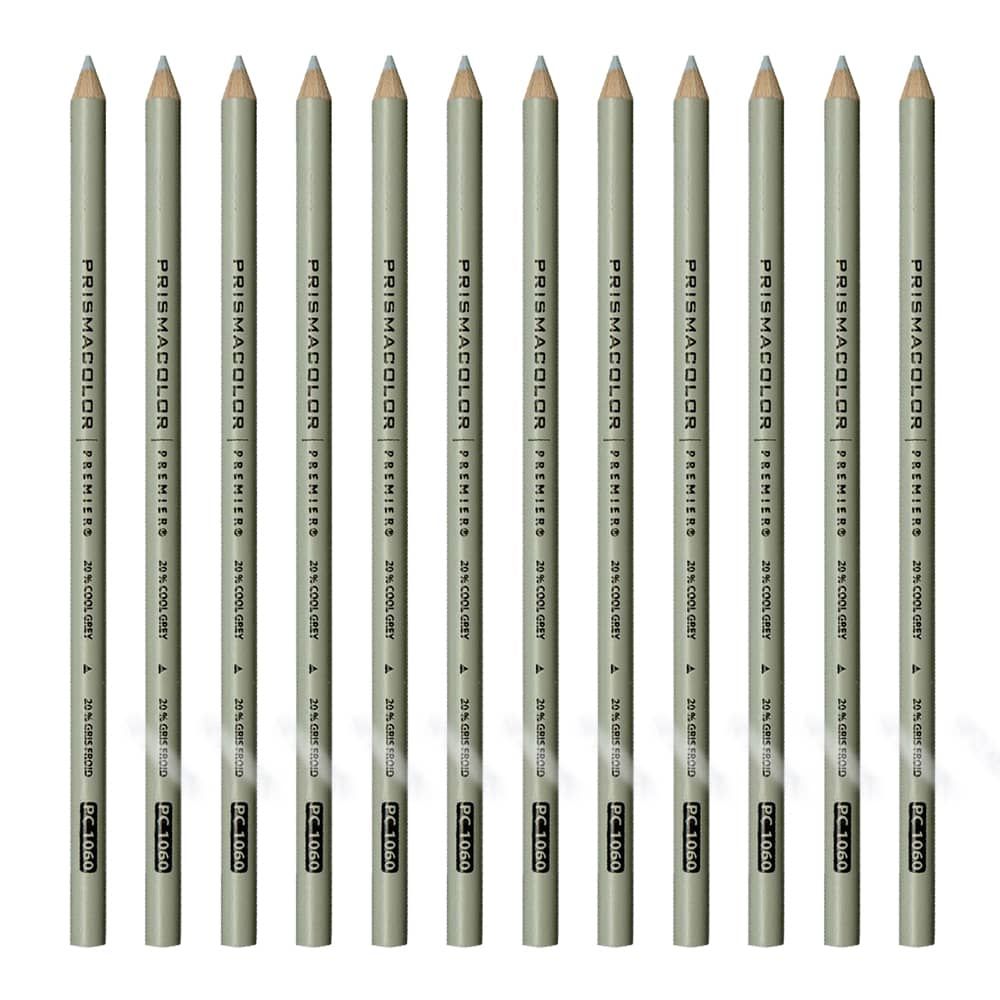 Prismacolor Premier Colored Pencil PC1060 Cool Gray 20% (Set of 12 ...
