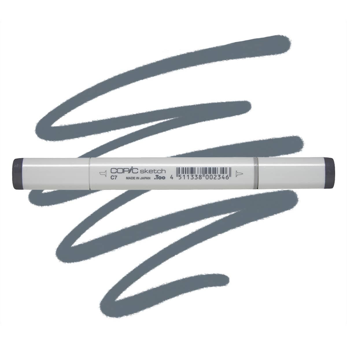 Copic Sketch Marker C7 Cool Gray 7 | Jerry's Artarama
